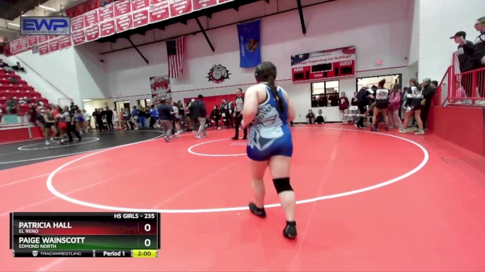 235 lbs Quarterfinal - Paige Wainscott, EDMOND NORTH vs Patricia Hall ...
