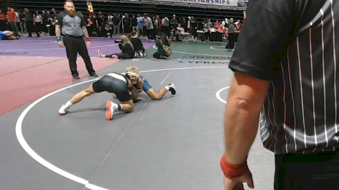 6A 144 lbs Champ. Round 1 - Daniel Habib, Lewisville Flower Mound vs ...