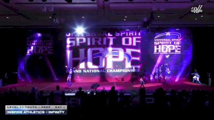 Inspire Athletics - Infinity [2026 L1.1 Youth - PREP Day 1] 2026 Spirit ...