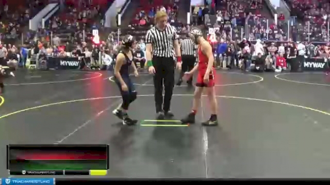 100 lbs Cons. Round 1 - George Parsons, Lowell WC vs Braylin Brooks ...