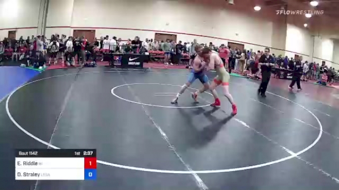 74 kg Round Of 64 - Ethan Riddle, Wisconsin vs Dylan Straley, Legacy ...
