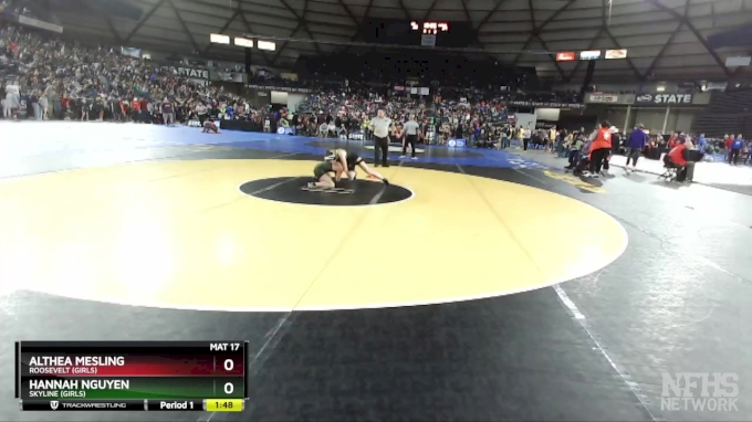 Girls 3A/4A 105 Champ. Round 1 - Hannah Nguyen, Skyline (Girls) vs ...