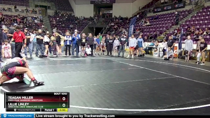 115 lbs Quarterfinal - Teagan Miller, Pikes Peak Warriors Wrestling vs ...