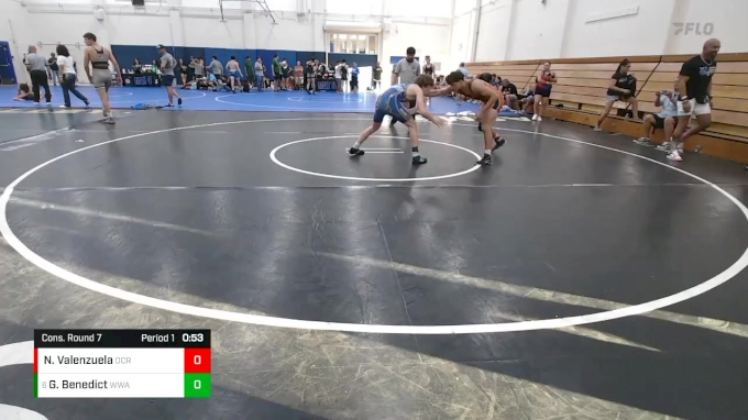 150 lbs Cons. Round 7 - Gunner Benedict, Wright Wrestling Academy vs ...