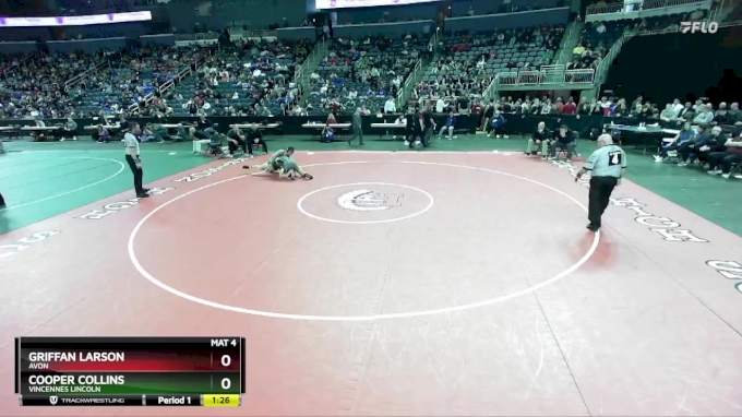 165 lbs Quarterfinal - Griffan Larson, Avon vs Cooper Collins ...