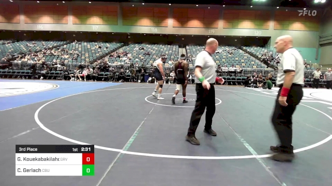 197 lbs 3rd Place - Garavous Kouekabakilaho, Grand View vs Caden ...