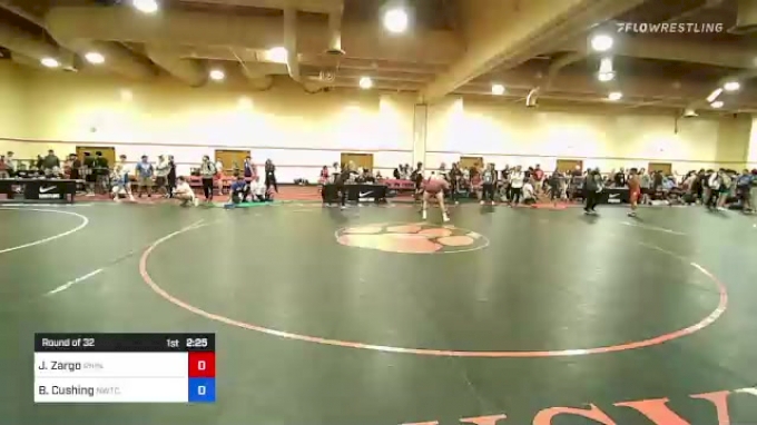 65 kg Round Of 32 - Joseph Zargo, Rhino Wrestling LLC vs Blake Cushing ...