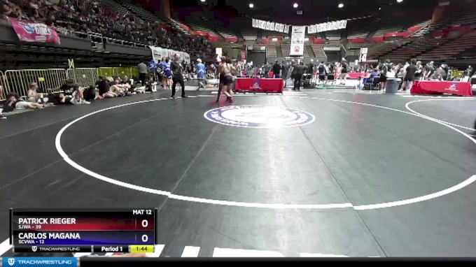 165 lbs Placement Matches (8 Team) - Patrick Rieger, SJWA vs Carlos ...