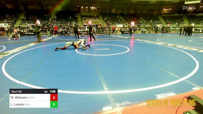110 lbs Final - Whitley Wilscam, South Central Punisher Wrestling Club ...
