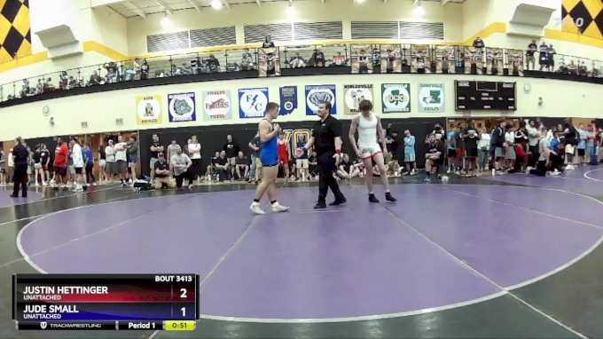 165 lbs Champ. Round 1 - Justin Hettinger, Unattached vs Jude Small ...