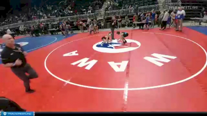 92 lbs Semifinal - Rocky Roybal, CWC Thunder vs Finn Stalick, Sheridan ...