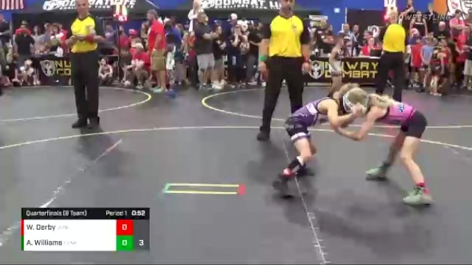 49 lbs Quarterfinals (8 Team) - Alaina Williams, The Funky Singlets vs ...