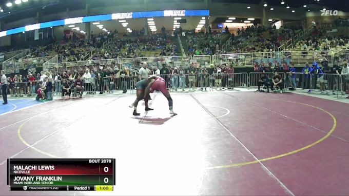 2A 165 lbs Champ. Round 1 - Jovany Franklin, Miami Norland Senior vs Malachi Lewis, Niceville