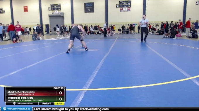 197 lbs Champ. Round 1 - Cooper Colson, Iowa Central Community College ...