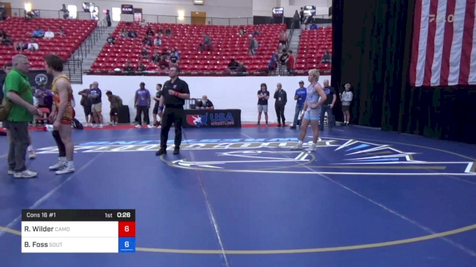 80 kg Cons 16 #1 - Ryder Wilder, Camden County High School Wrestling vs ...