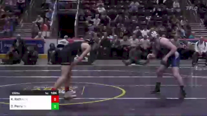 139 lbs Semifinal - Kollin Rath, Bethlehem Cath vs Dalton Perry ...