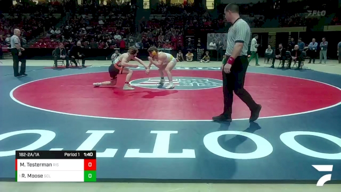 182-2A/1A 1st Place Match - Rylan Moose, South Carroll vs Mason ...