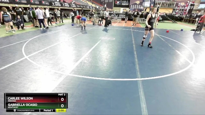 145 lbs Champ. Round 1 - Carlee Wilson, Indiana vs Gabriella Ocasio ...