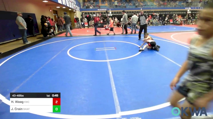 43-46 lbs Consi Of 4 - Hudson Waag, Keystone Wrestling Club vs Jack ...
