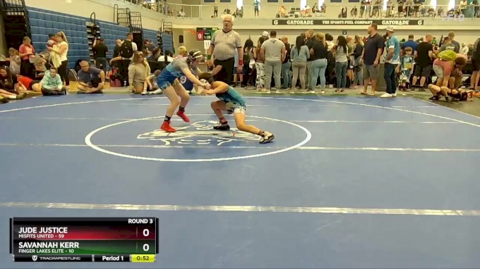 100 lbs Round 3 (6 Team) - Jude Justice, Misfits United vs Savannah ...