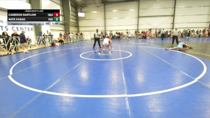100 lbs Round 1 (9am Friday) - Nate Kasak, PA USA vs Cameron Bartlow ...
