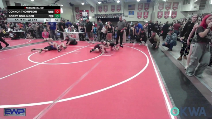 67 lbs Consi Of 8 #2 - Connor Thompson, Wyandotte Youth Wrestling vs ...
