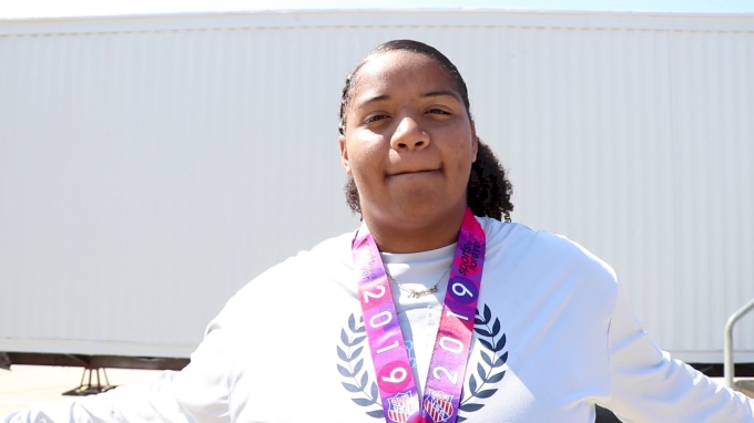 Andrea Watson takes runner-up finish in 14yo Shot Put