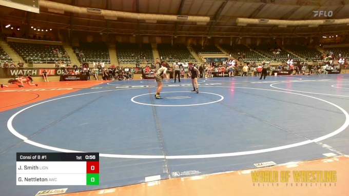 83 lbs Consi Of 8 #1 - Jackson Smith, Lions Wrestling Academy vs Gabe ...