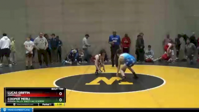 102 lbs Quarterfinal - Lucas Griffin, Unaffiliated vs Cooper Merli ...