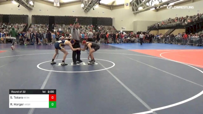 110 lbs Round Of 32 - Sutter Totaro, RedNose Wrestling School vs Ricky ...