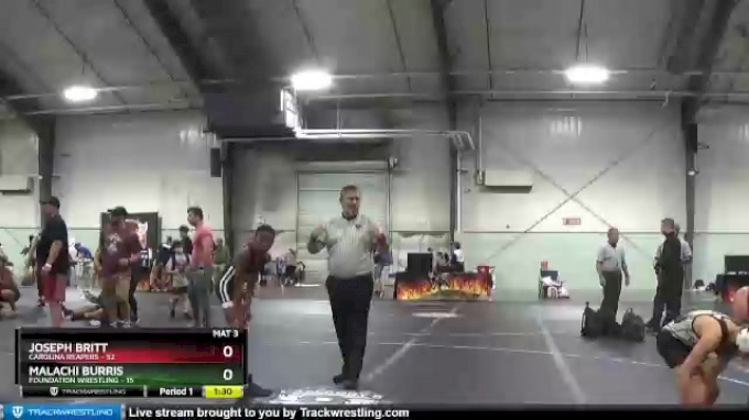 85 lbs 2nd Place Match - Joseph Britt, Carolina Reapers vs Malachi ...