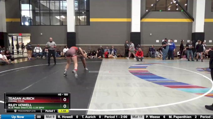 155 lbs Cons. Round 2 - Riley Howell, Blue Pride Wrestling Club (BPW vs ...