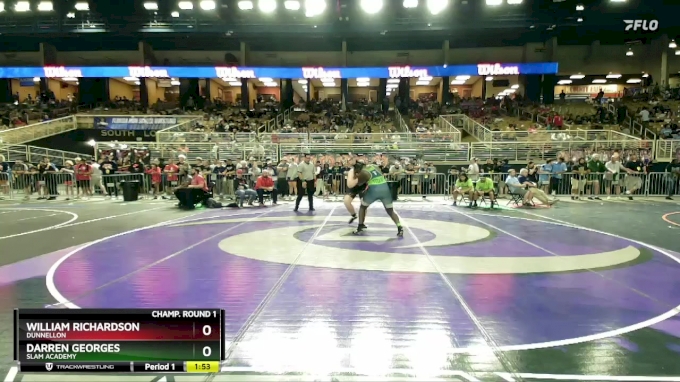 1A 285 lbs Champ. Round 1 - William Richardson, Dunnellon vs Darren ...