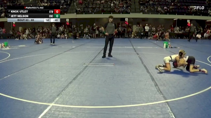 65 lbs Cons. Round 3 - Jett Nelson, Outlaw Wrestling Club vs Knox Utley ...