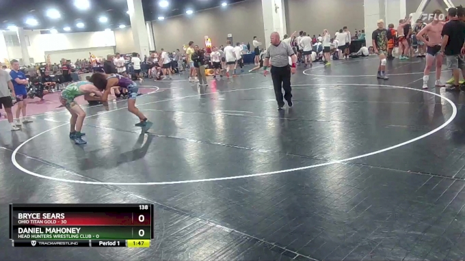 138 lbs Round 4 (6 Team) - Bryce Sears, Ohio Titan Gold vs Daniel ...
