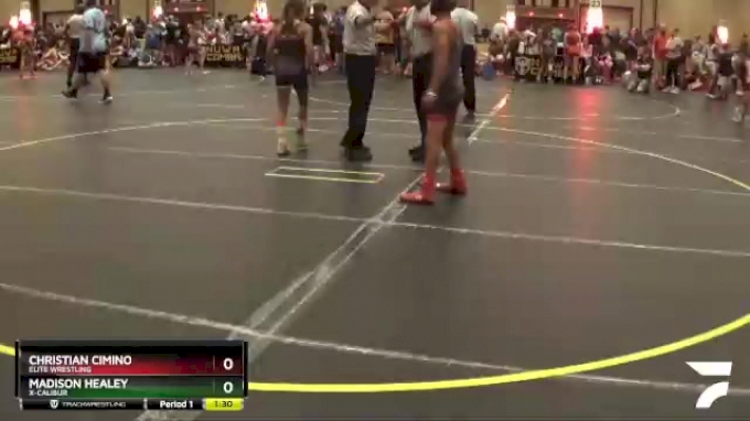 85 lbs Cons. Semi - Christian Cimino, Elite Wrestling vs Madison Healey ...