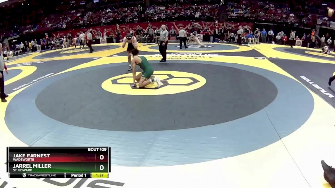 D1-190 lbs Champ. Round 1 - Jarrel Miller, St. Edward vs Jake Earnest ...