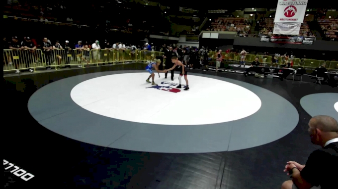 92 lbs Champ. Round 1 - Lane Monteiro, Origin Training Center vs Jadien ...