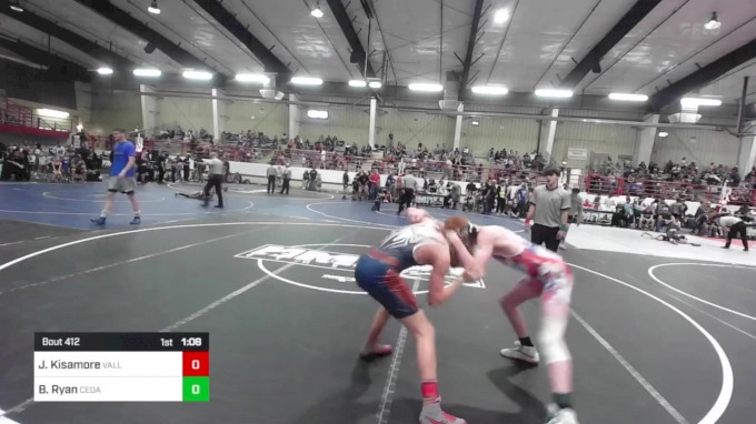 130 lbs Quarterfinal - Jayce Kisamore, Valley Bad Boys vs Blake Ryan ...