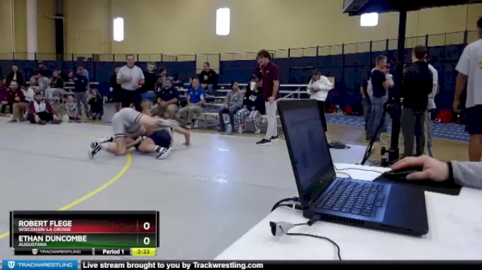 165 lbs Quarterfinal - Ethan Duncombe, Augustana vs Robert Flege ...