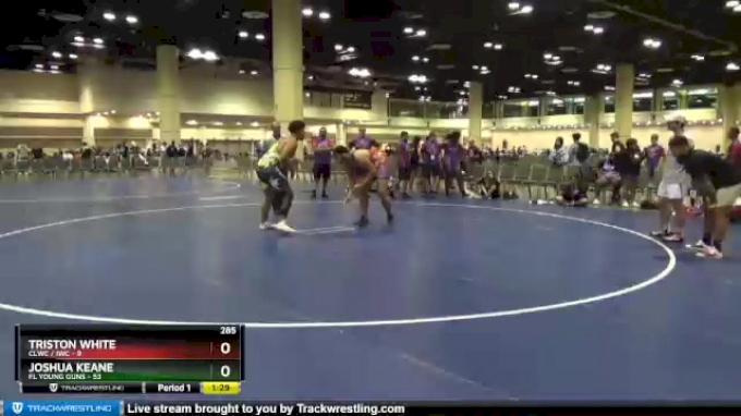 285 lbs Round 4 (10 Team) - Triston White, CLWC / IWC vs Joshua Keane ...