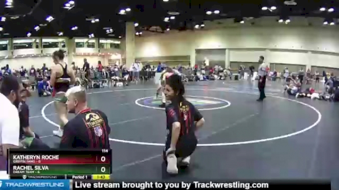114 lbs Round 3 (10 Team) - Rachel Silva, DREAM TEAM vs Katheryn Roche ...