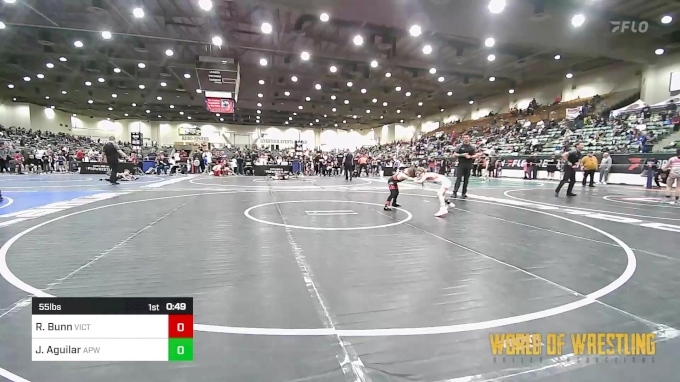 55 lbs Consi Of 8 #2 - Riddic Bunn, Victory Wrestling-Central WA vs ...