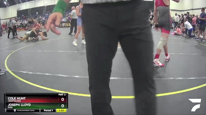 125 lbs Champ. Round 2 - Cole Hunt, Unattached vs Joseph Lloyd, RAW