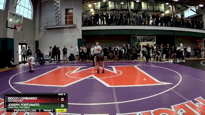 113 lbs Champ. Round 2 - Joseph Fortunato, John Paul The Great vs Rocco ...