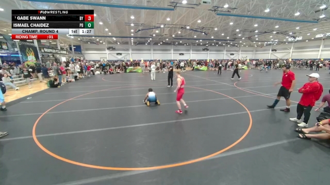 126 lbs Champ. Round 4 - Gabe Swann, Baylor vs Ismael Chaidez, Unattached