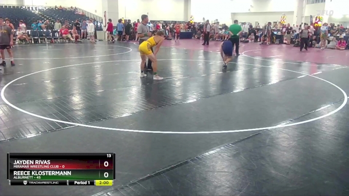 157 lbs Round 1 (10 Team) - Reece Klostermann, Alburnett vs Jayden ...