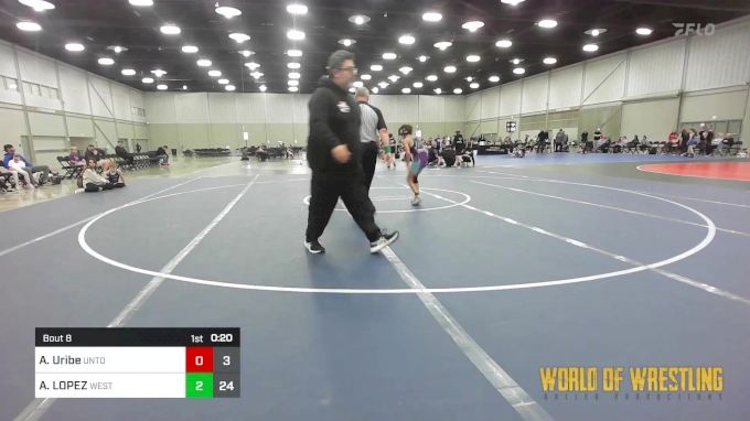 80 lbs Rr Rnd 3 - Kevin Ward, Untouchables 12u White vs Jaxon Moralez ...