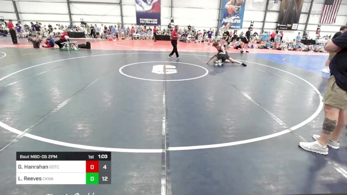 126 lbs Rr Rnd 2 - Gavin Hanrahan, Team Gotcha vs Leland Reeves, CKWA