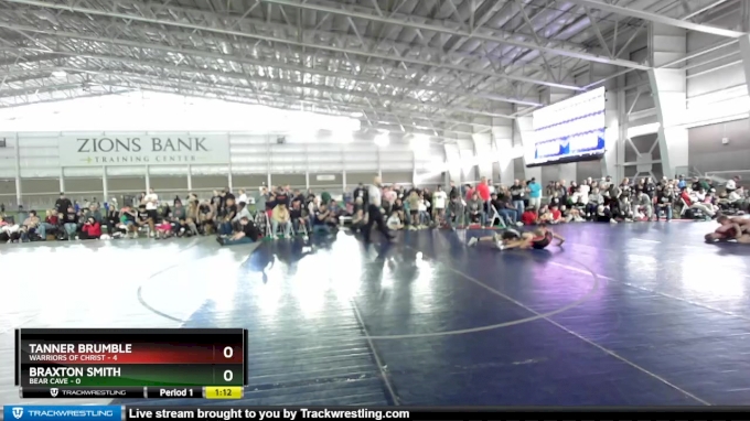 97 lbs Round 3 (4 Team) - Tanner Brumble, Warriors Of Christ vs Braxton ...